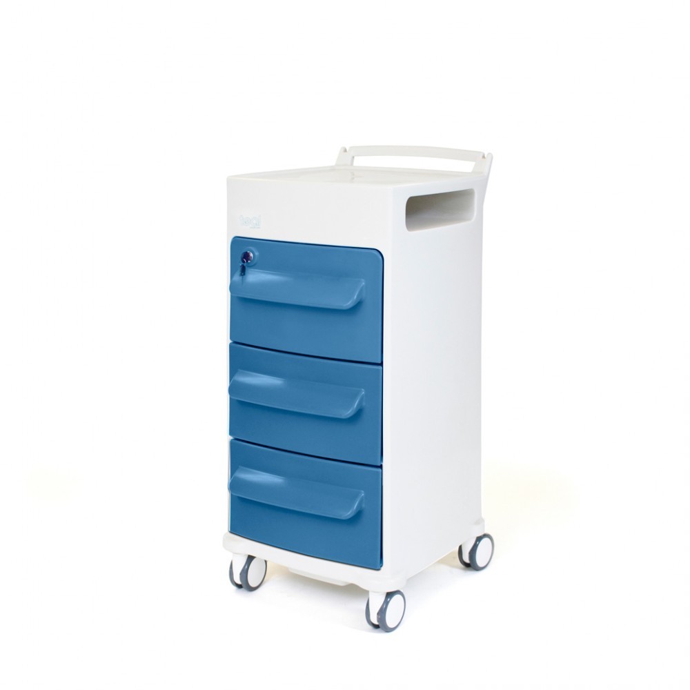 BLAF54 Affiniti Bedside Locker-Hospital & Healthcare Furniture–Teal | Teal