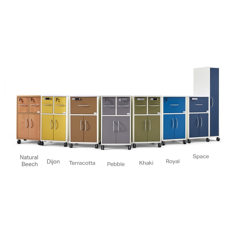 BLCC22 Cascade Bedside Locker- Hospital & Healthcare Furniture – Teal ...