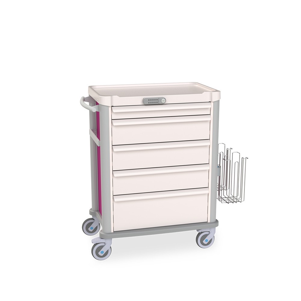 Eolis® Modular Cart General Cart with Drawers. | Teal