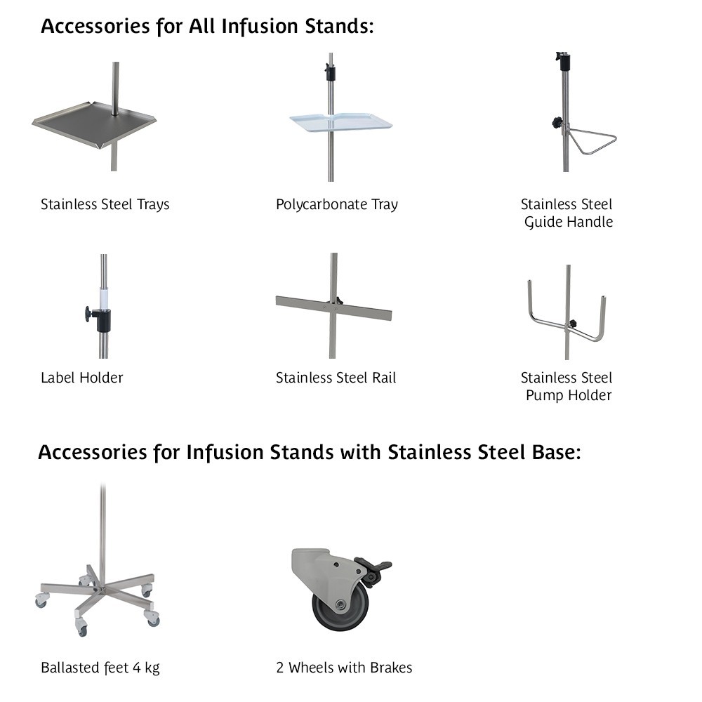 Infusion Stand Stainless Steel Base | Teal