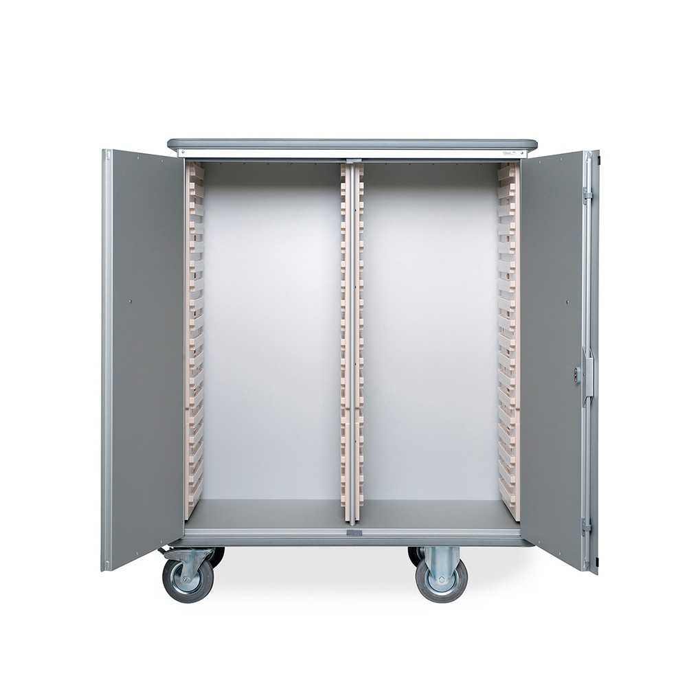 Eolis® Double Transfer Cabinet - 18 levels | Teal
